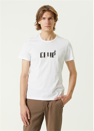 Beymen Club Erkek Beyaz Renkli Logo Baskılı T-shirt S Beymen Club Erkek Beyaz Renkli Logo Baskılı T-shirt S