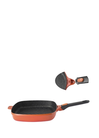 Berghoff Gem Stay Cool Turuncu Döküm Izgara Tava Berghoff Gem Stay Cool Turuncu Döküm Izgara Tava