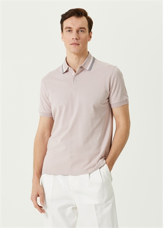 Brunello Cucinelli Erkek Pembe Polo Yaka T-shirt 48 It Brunello Cucinelli Erkek Pembe Polo Yaka T-shirt 48 It