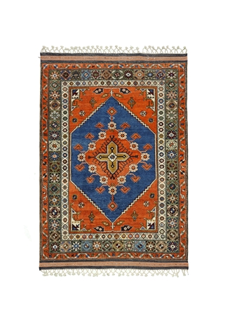 Soho Antiq Iylah El Dokuması Yün Halı Çok Renkli