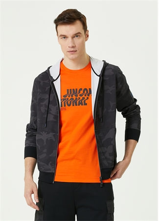 Knt Erkek Gri Kapüşonlu Kamuflaj Desenli Sweatshirt Xl Eu Knt Erkek Gri Kapüşonlu Kamuflaj Desenli Sweatshirt Xl Eu