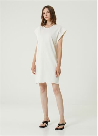 Rag&Bone Kadın Beyaz Kısa Kol Mini Elbise XS EU