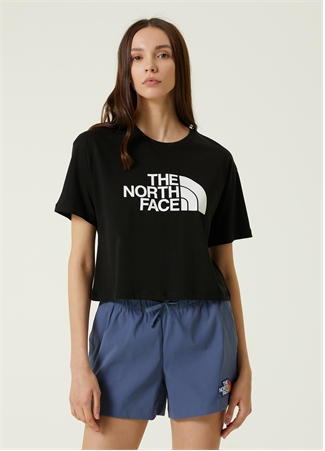 The North Face Kadın Siyah Logo Baskılı T-shirt L EU