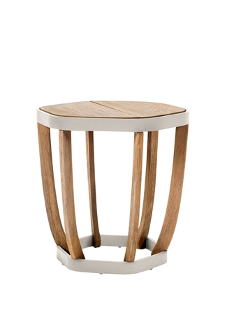 Ethimo Swing Natural Teak Yan Sehpa Çok Renkli Ethimo Swing Natural Teak Yan Sehpa Çok Renkli