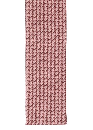 Pal Zileri Erkek Bordo Desenli İpek Atkı EU