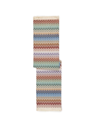 Missoni Home Margot Colorblocked Püsküllü Throw Çok Renkli Missoni Home Margot Colorblocked Püsküllü Throw Çok Renkli