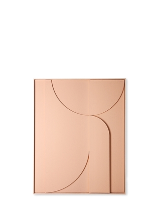 Hk Living Framed Geometrik Desenli Ahşap Resim Turuncu Hk Living Framed Geometrik Desenli Ahşap Resim Turuncu