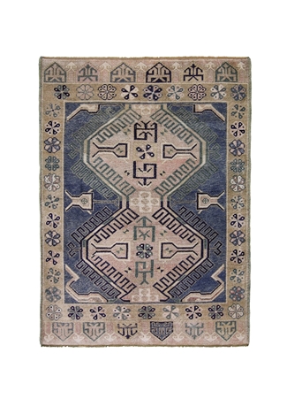 Soho Antiq Edgar Etnik Desenli El Dokuması Yün Halı Çok Renkli Soho Antiq Edgar Etnik Desenli El Dokuması Yün Halı Çok Renkli