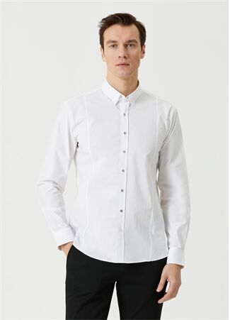 Network Erkek Beyaz Gömlek 38 EU