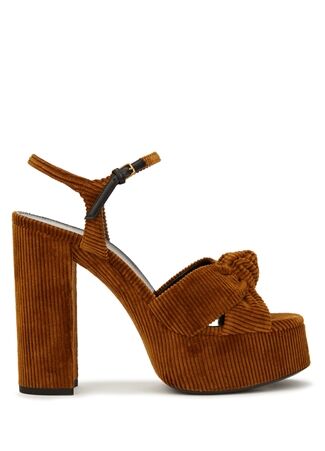 Kadın Taba Çapraz Bantlı Sandalet Turuncu 36 EU