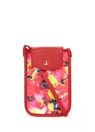 Beymen Club Kadın Kırmızı Dev Çiçek Desenli Mini Çanta Eu