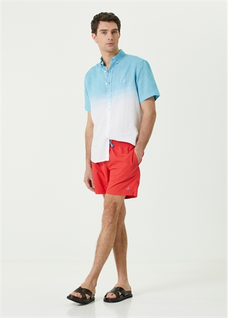 Beymen Club Erkek Kırmızı Beli Kordonlu Şort Xs Beymen Club Erkek Kırmızı Beli Kordonlu Şort Xs