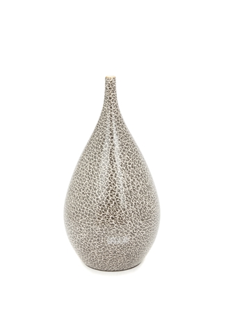 Fink Siyah Beyaz Desenli Porselen Vazo