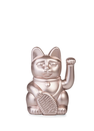 Donkey Lucky Cat Metalik Gold Heykel Pembe Donkey Lucky Cat Metalik Gold Heykel Pembe
