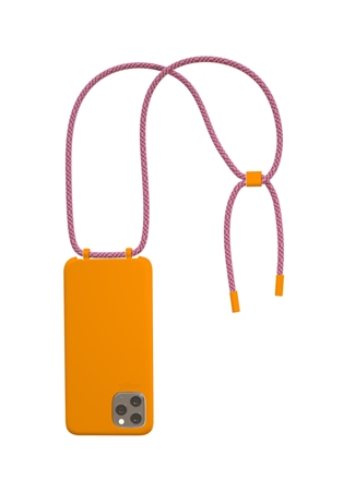 Bonibi Turuncu Askılı iPhone Telefon Kılıfı EU Bonibi Turuncu Askılı iPhone Telefon Kılıfı EU