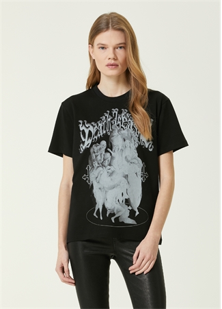 Death is Easy Kadın Deposition Siyah Figür Detaylı T-shirt S EU Death is Easy Kadın Deposition Siyah Figür Detaylı T-shirt S EU