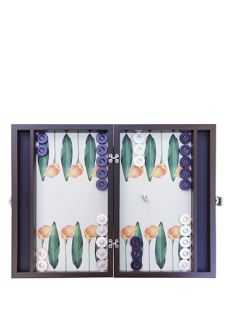 Kayigo Sarı Çiçek Desenli Tavla EU Kayigo Sarı Çiçek Desenli Tavla EU