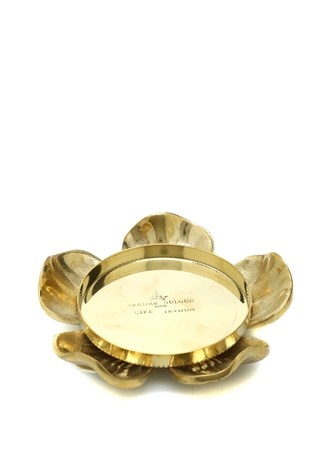 TrudonXSerdar Gülgün Gold Anemon Çiçeği Formlu Şamdan Gri TrudonXSerdar Gülgün Gold Anemon Çiçeği Formlu Şamdan Gri