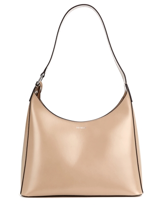 Beymen Kadın Milano Nude Logolu Deri Omuz Çantası Pembe EU Beymen Kadın Milano Nude Logolu Deri Omuz Çantası Pembe EU