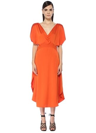 Stella McCartney Kadın ELBİSE Turuncu 38 IT