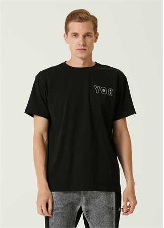 Boy London Erkek Siyah Logolu T-shirt XS EU Boy London Erkek Siyah Logolu T-shirt XS EU