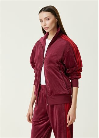 Adidas X Ivy Park Kadın X Bordo Kadife Ceket M Eu