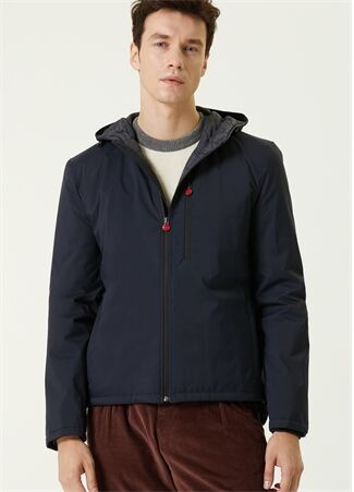Kiton Erkek Lacivert Kapüşonlu Mont 50 IT Kiton Erkek Lacivert Kapüşonlu Mont 50 IT