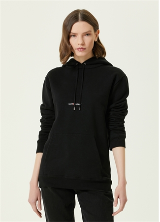 Kadın Siyah Kapüşonlu Sweatshirt Siyah S Eu Kadın Siyah Kapüşonlu Sweatshirt Siyah S Eu