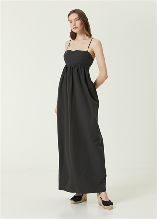 Faraway Kadın Evelyn Siyah Organik Pamuk Maksi Elbise 36 EU Faraway Kadın Evelyn Siyah Organik Pamuk Maksi Elbise 36 EU