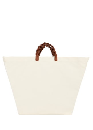 Hereu Kadın Krem Organik Pamuk Çanta Bej EU Hereu Kadın Krem Organik Pamuk Çanta Bej EU