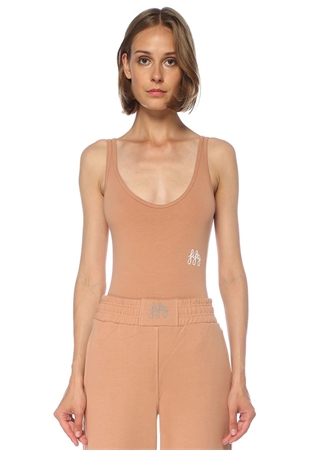 Fifty Pieces Kadın Nude U Yaka Logolu Body Pembe Xs Eu