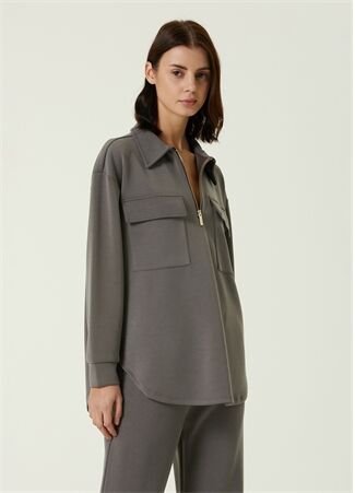 Network Kadın Basic Fit Gri Sweatshirt XS EU Network Kadın Basic Fit Gri Sweatshirt XS EU