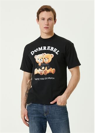 Domrebel Erkek Tshirt Siyah Xs Eu