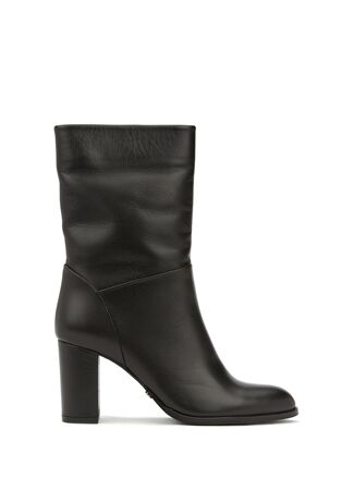 Divarese Kadın Siyah Topuklu Deri Bot 37 Eu Divarese Kadın Siyah Topuklu Deri Bot 37 Eu