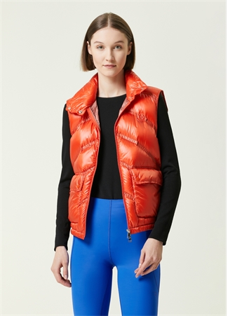 Moncler Kadın Turuncu Puff Yelek US Moncler Kadın Turuncu Puff Yelek US