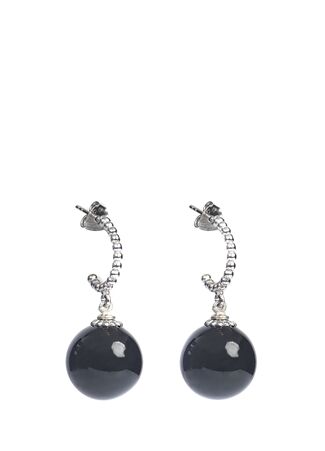 Freyia Jewellery Kadın KÜPE Siyah EU