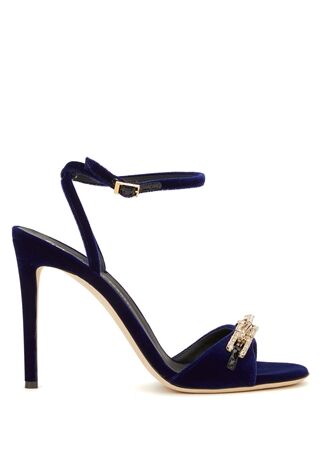 Giuseppe Zanotti Kadın Lacivert Taş Detaylı Sandalet 36 EU Giuseppe Zanotti Kadın Lacivert Taş Detaylı Sandalet 36 EU