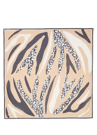 Beymen Kadın Animalier Bej Şal EU
