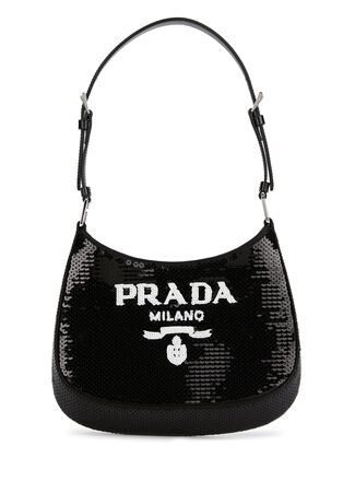 Prada Kadın Siyah Logo Detaylı Çanta EU