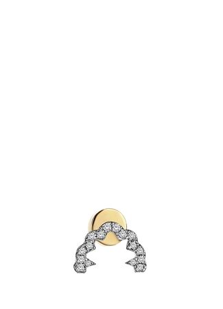 Her Story Kadın Taş Detaylı Altın Rengi Küpe EU