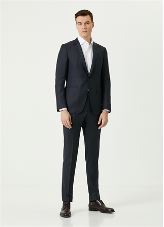Zegna Erkek Drop 8 Lacivert Mikro Desenli Yün Takım Elbise 48 It Zegna Erkek Drop 8 Lacivert Mikro Desenli Yün Takım Elbise 48 It