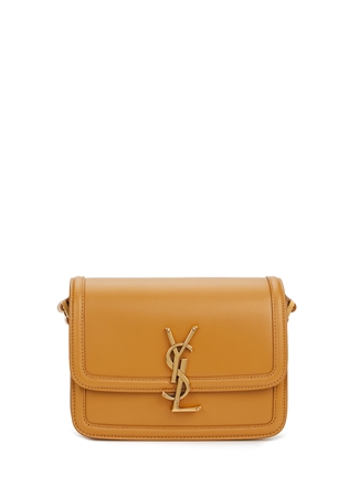 Kadın Small Selforino Logolu Deri Omuz Çantası Sarı EU Kadın Small Selforino Logolu Deri Omuz Çantası Sarı EU