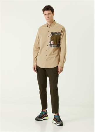 Dsquared2 Erkek Haki Kargo Pantolon 50 IT Dsquared2 Erkek Haki Kargo Pantolon 50 IT