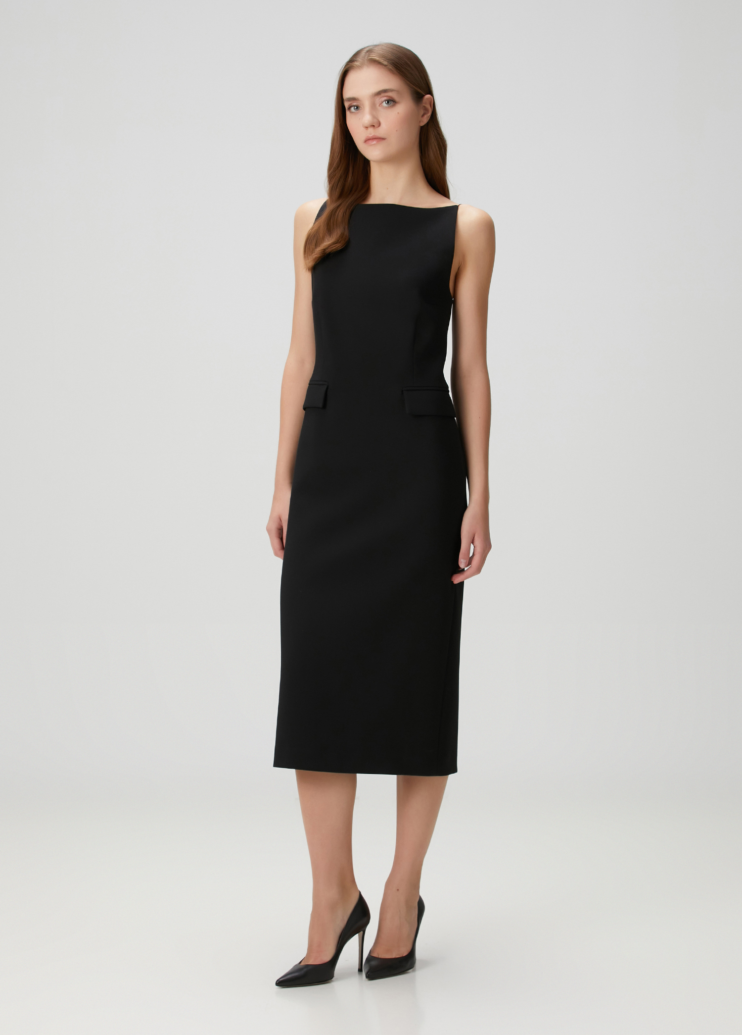 Beymen Collection Siyah Kadın Siyah Midi Kokteyl Elbise 1769646 | Beymen