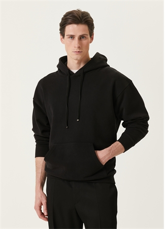 Qollanchi Erkek Bubs Siyah Kapüşonlu Oversize Sweatshirt S Eu Qollanchi Erkek Bubs Siyah Kapüşonlu Oversize Sweatshirt S Eu