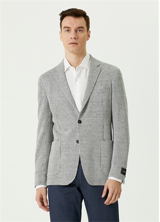 Z Zegna Erkek Drop 7 Gri Kazayağı Desenli Keten Ceket 50 It Z Zegna Erkek Drop 7 Gri Kazayağı Desenli Keten Ceket 50 It