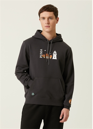 Puma Erkek x Animal Crossing Siyah Kapüşonlu Sweatshirt S EU Puma Erkek x Animal Crossing Siyah Kapüşonlu Sweatshirt S EU