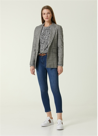 Beymen Club Kadın Normal Bel Crop Skinny Jean Pantolon Mavi 26 EU Beymen Club Kadın Normal Bel Crop Skinny Jean Pantolon Mavi 26 EU