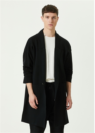 Isabel Benenato Erkek Siyah Triko Hırka S EU Isabel Benenato Erkek Siyah Triko Hırka S EU