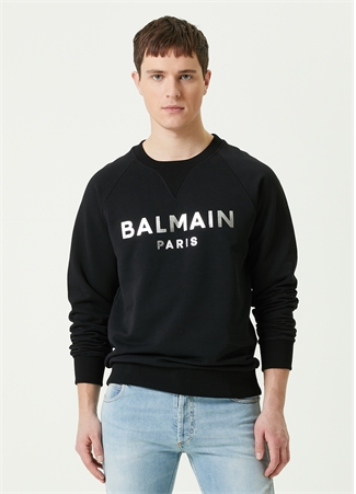 Balmain Erkek SWEATSHIRT Siyah S EU Balmain Erkek SWEATSHIRT Siyah S EU